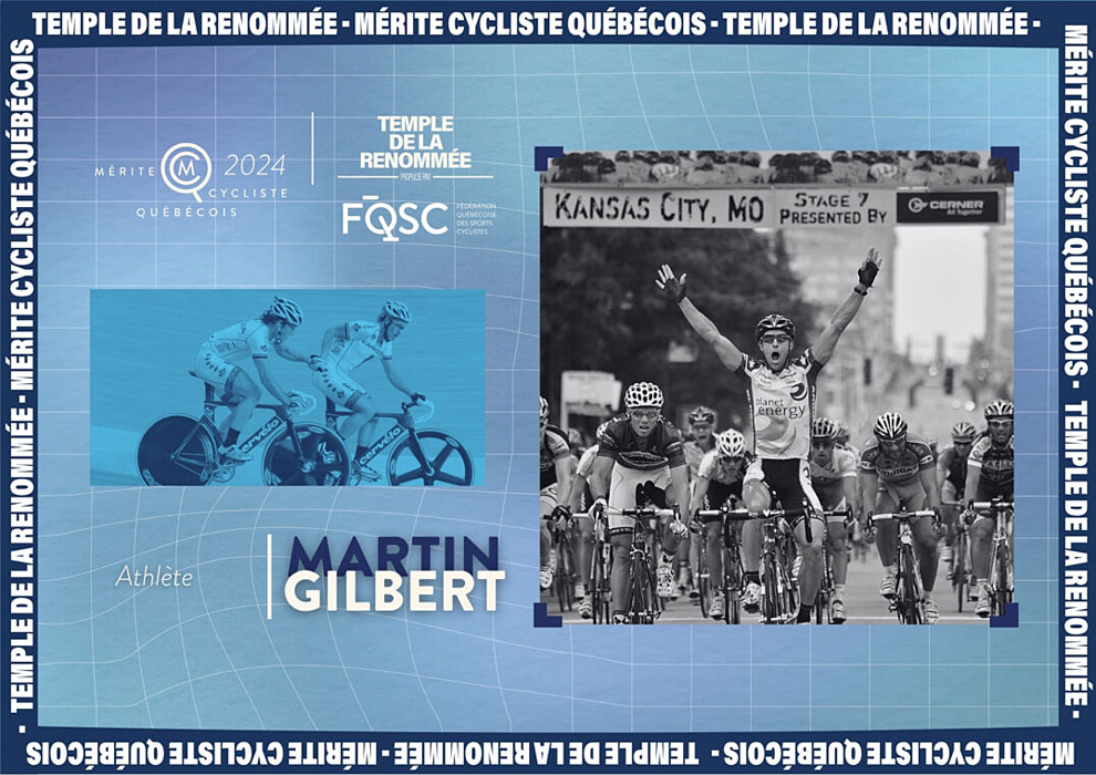 Martin Gilbert intronisé au Temple de la renommée du cyclisme québécois ...